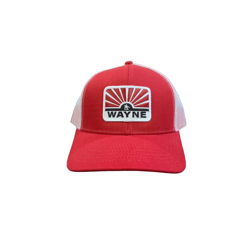 Wayne Red/White Trucker Cap – Russell Feed & Supply