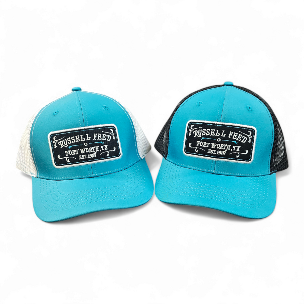 Russell Feed Teal Cap — Russell Feed & Supply