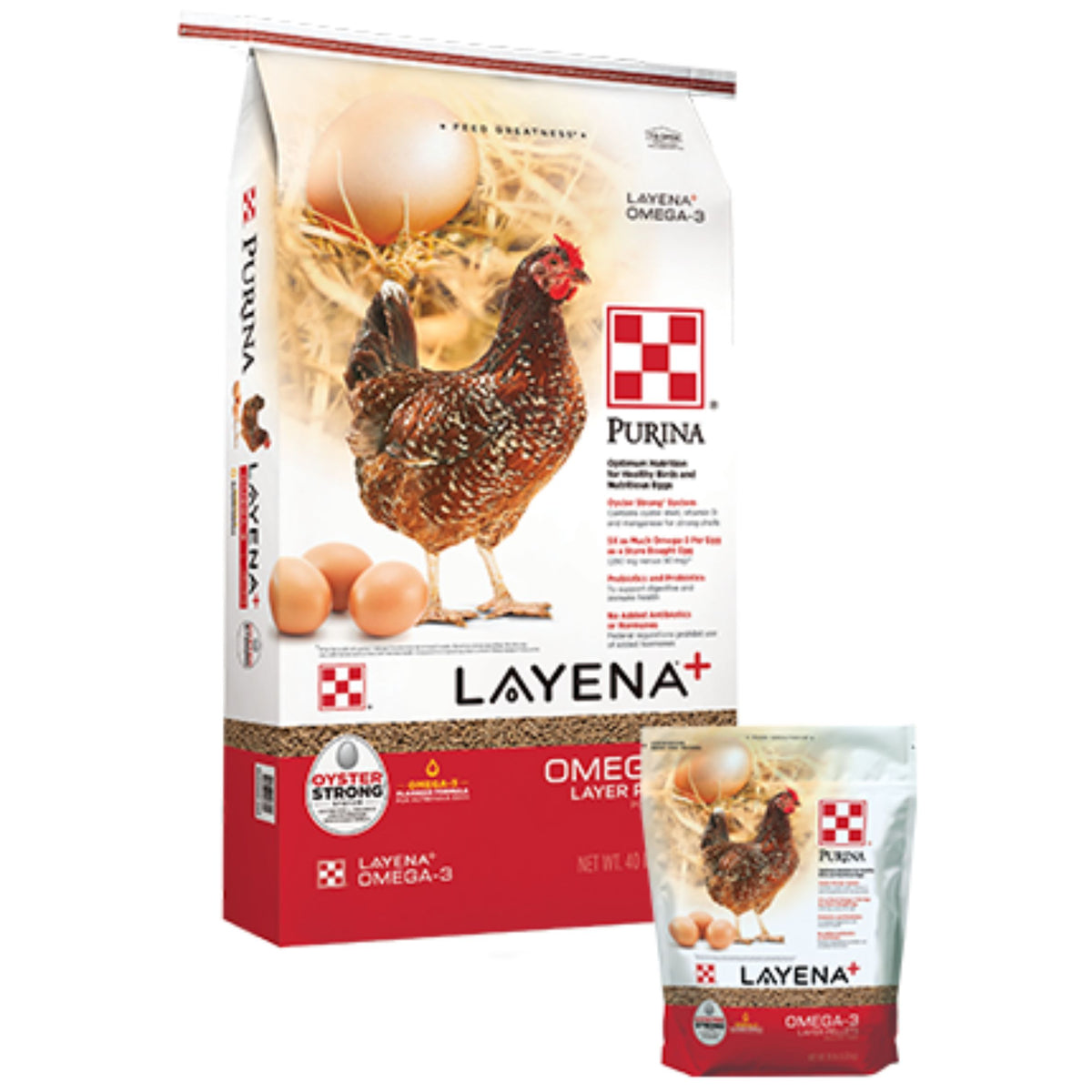 Layena Plus Omega Pellet 40lb — Russell Feed & Supply